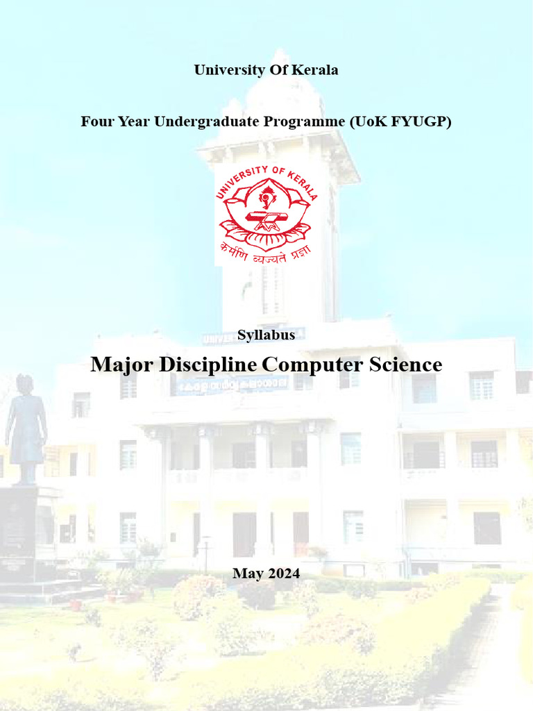 Kerala University BSc Computer Science Syllabus | PDF | Pointer (Computer Programming ...
