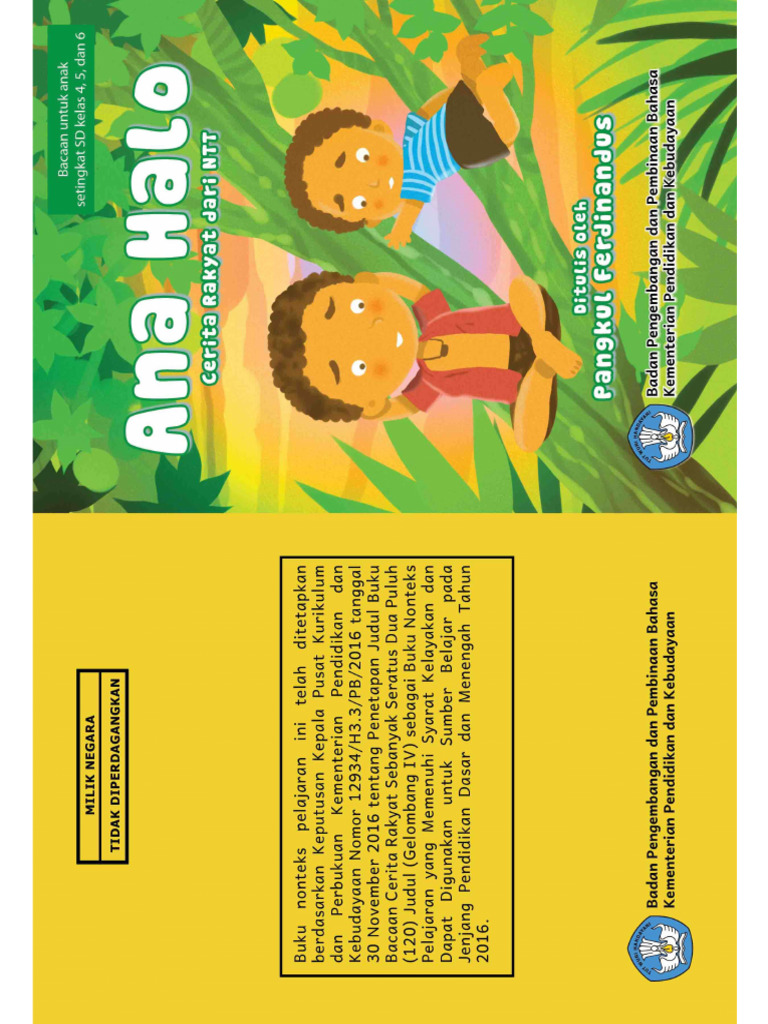 Cerita Rakyat Ana Halo | PDF