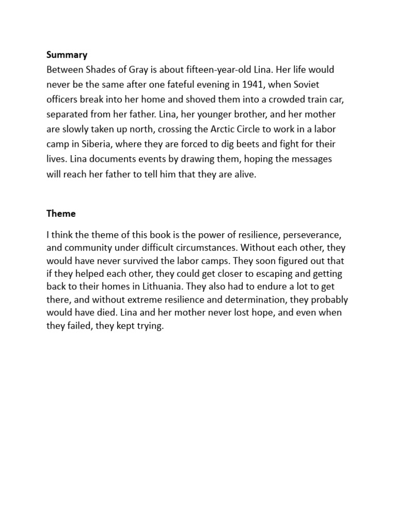 Resilience in Between Shades of Gray | PDF
