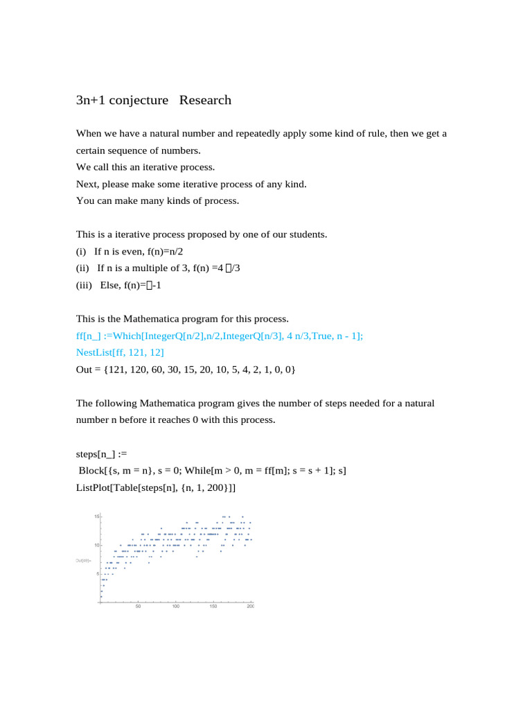 3n+1 Research | PDF