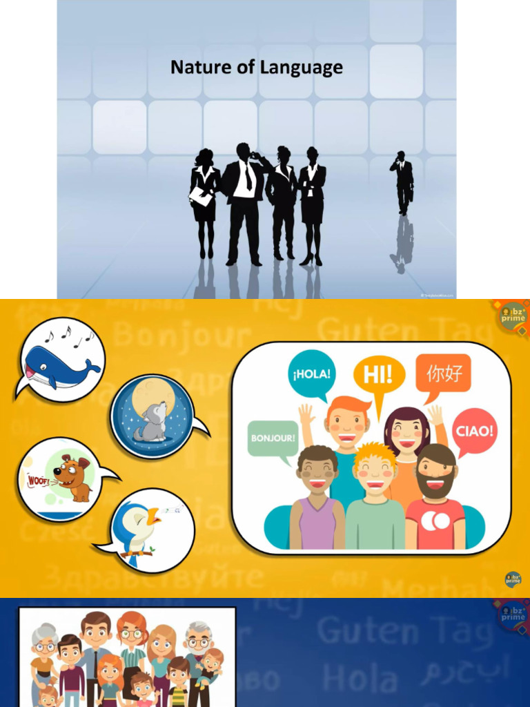 Lesson 1 The Nature of Language Presentation | PDF