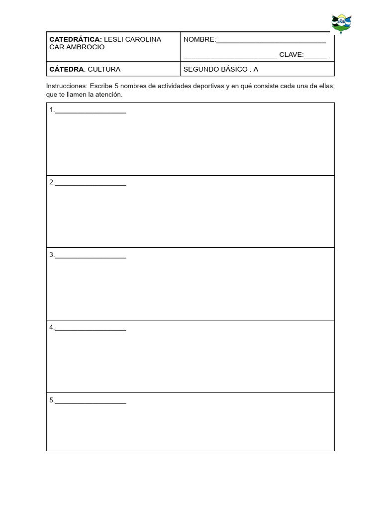 Gu-A Cultura. 2do A 9-04-25 | PDF