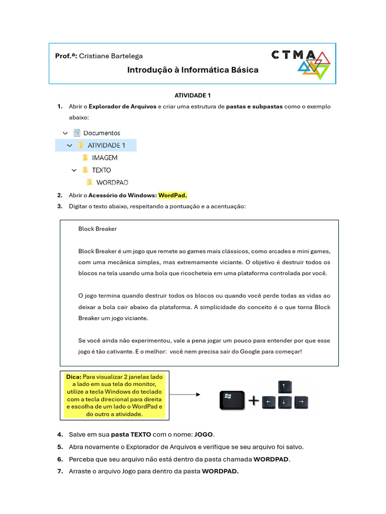 ATIVIDADE 1 | PDF | Videogames