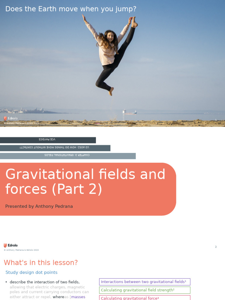 Lesson Slides - 3A Gravitational Fields and Forces Part 2 - Edrolo ...