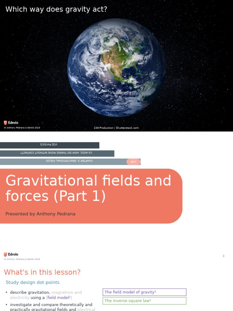 Understanding Gravitational Fields | PDF | Gravity | Force