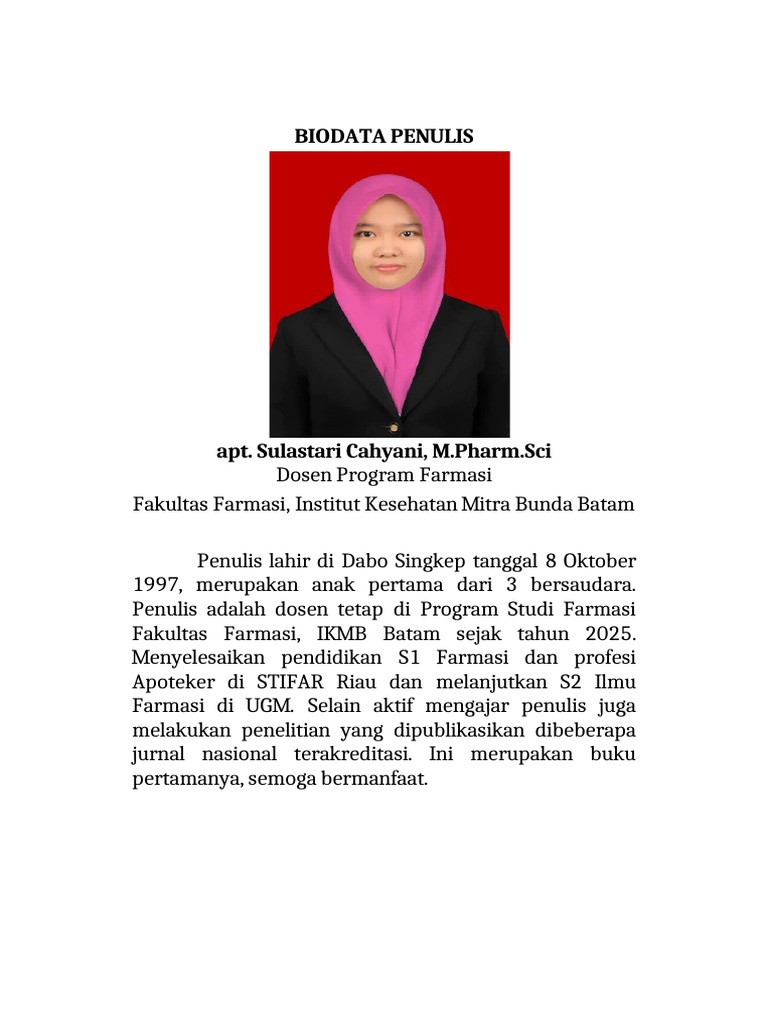 Biografi Penulis Pdf