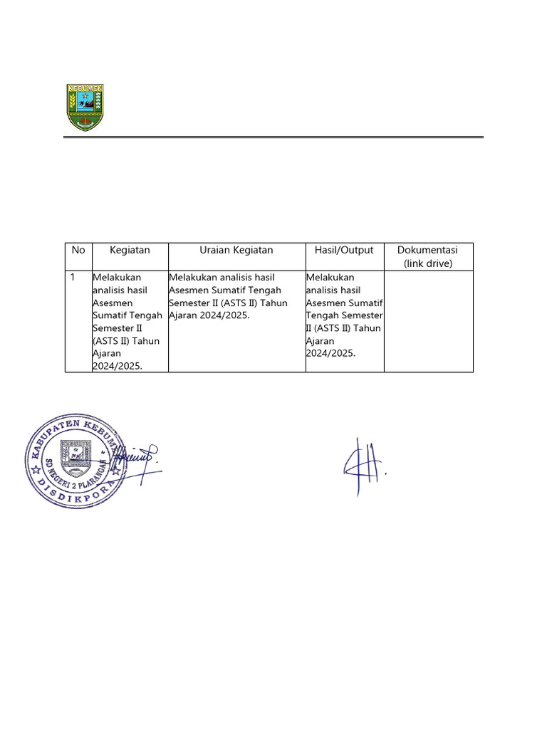 Laporan WFH - Wfa Tedi Hartono 5 April 2025 | PDF