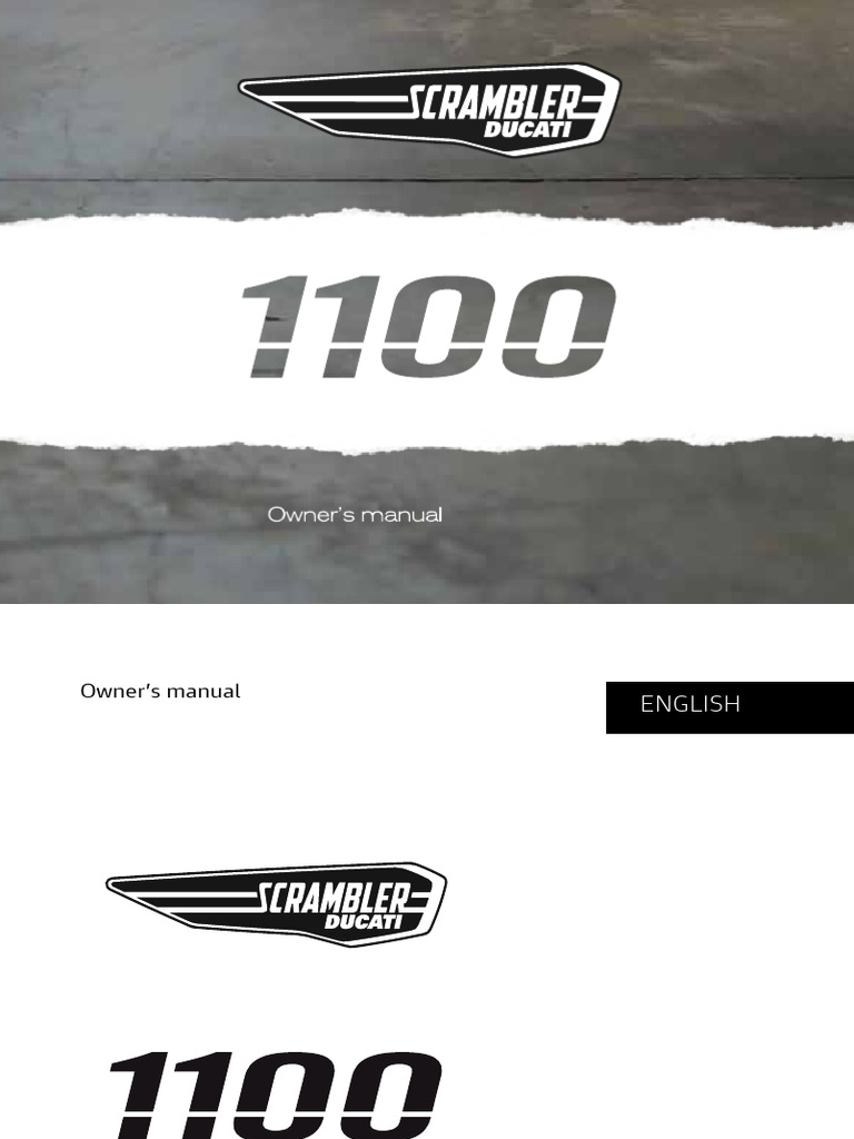 OM - Scrambler Sport Pro - en - MY22 - ED04 | PDF | Anti Lock Braking ...