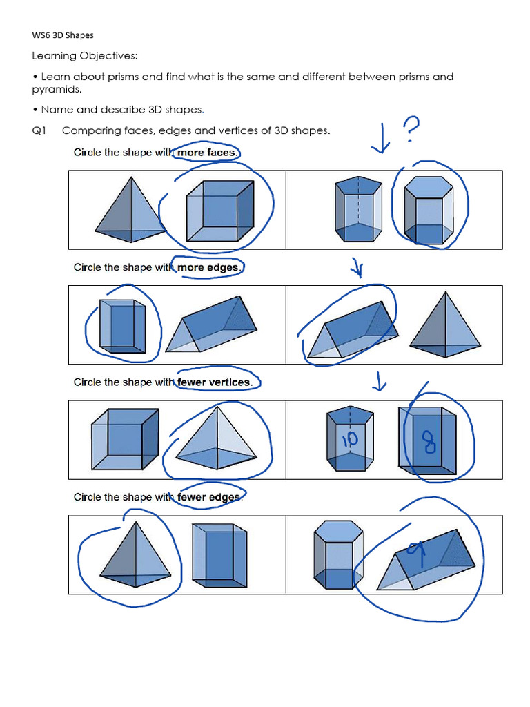 3D Shapes | PDF