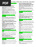 One Pace Episode Guide - Arc Overview | PDF | Media Formats | Video