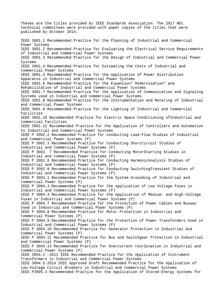 Toaz - Info Ieee 3000 Series Listado PR | PDF | Electrical Components ...