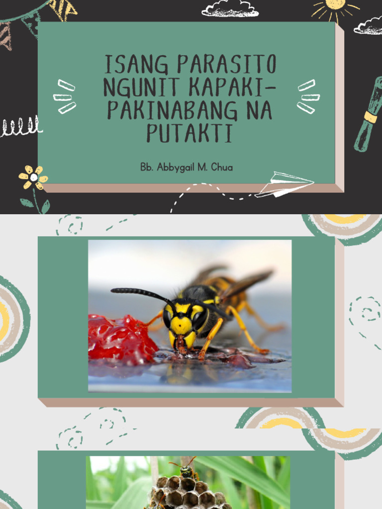 Isang Parasito Ngunit Kapaki-Pakinabang Na Putakti | PDF