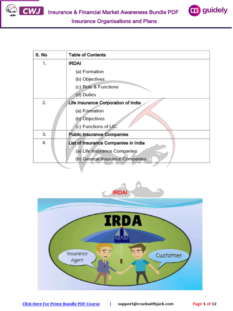 Overview of Indian Insurance Sector | PDF | Financial Services | Insurance