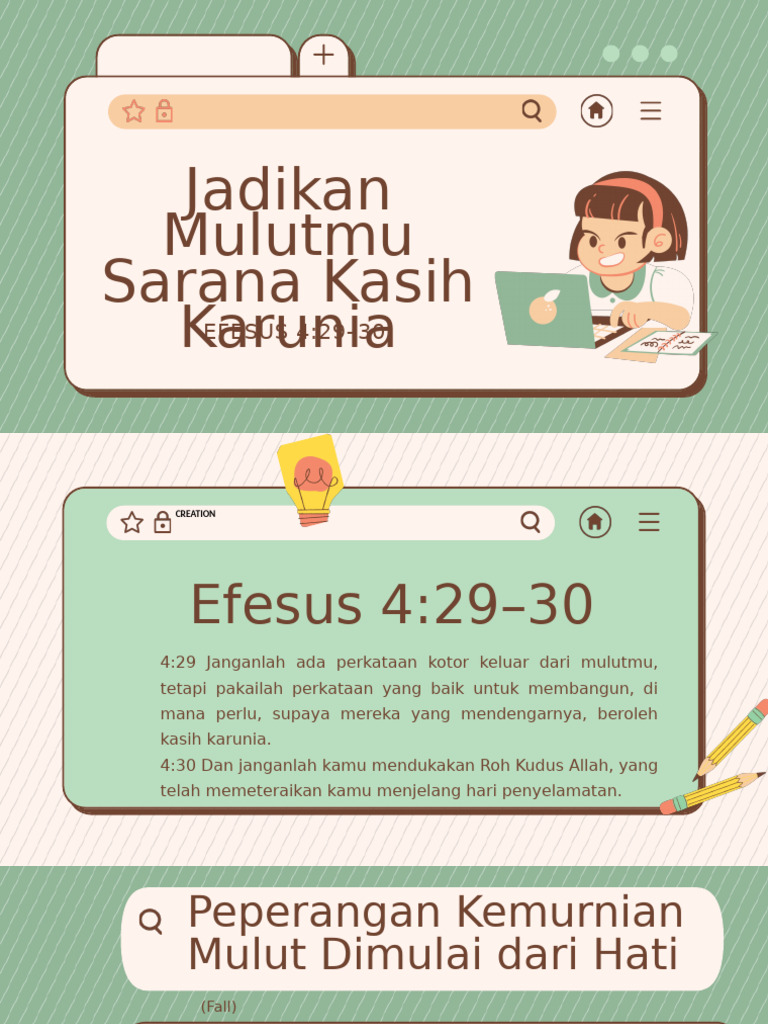 Devo #2 Jadikan Mulutmu Sarana Kasih Karunia | PDF
