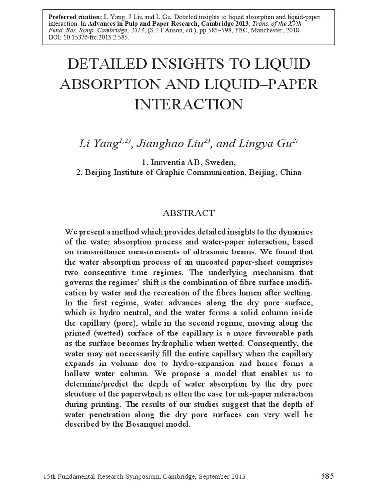 LiquidPaperInteraction 2013.2.585 | PDF | Liquids | Scattering