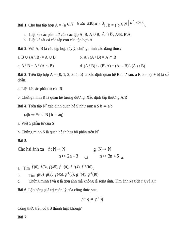 KT CSLT Toan 1 | PDF