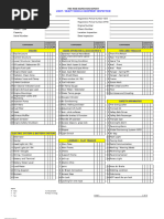 Mot Inspection Checklist Vt29 | PDF