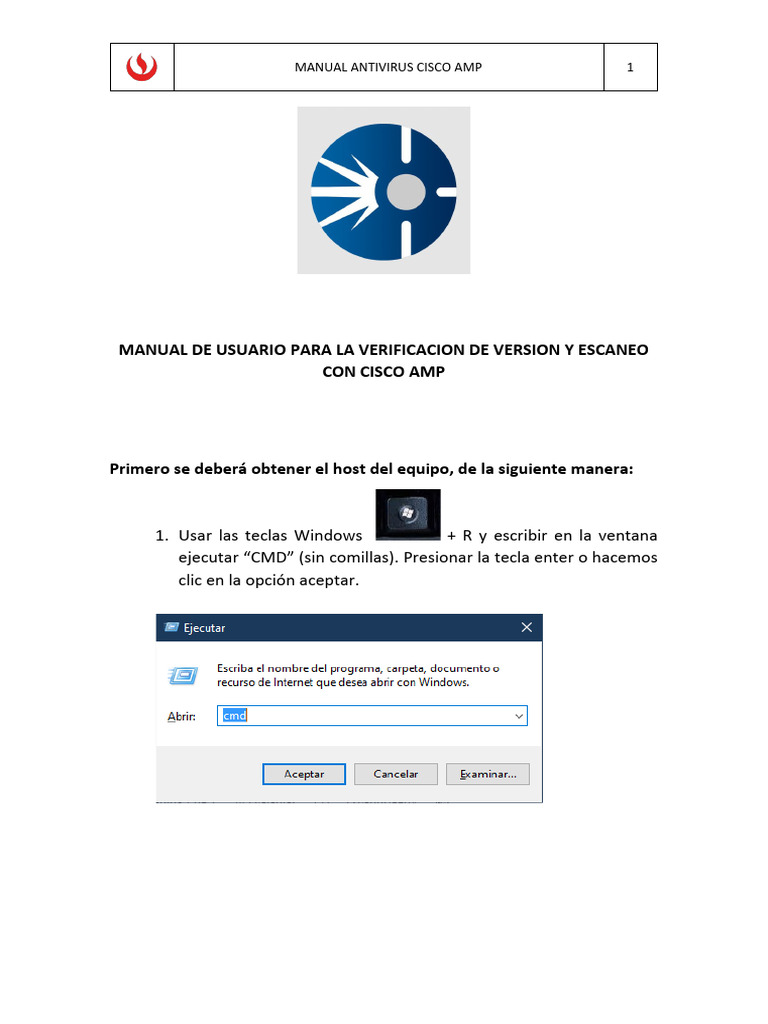 Manual de ejecución Cisco AMP | PDF