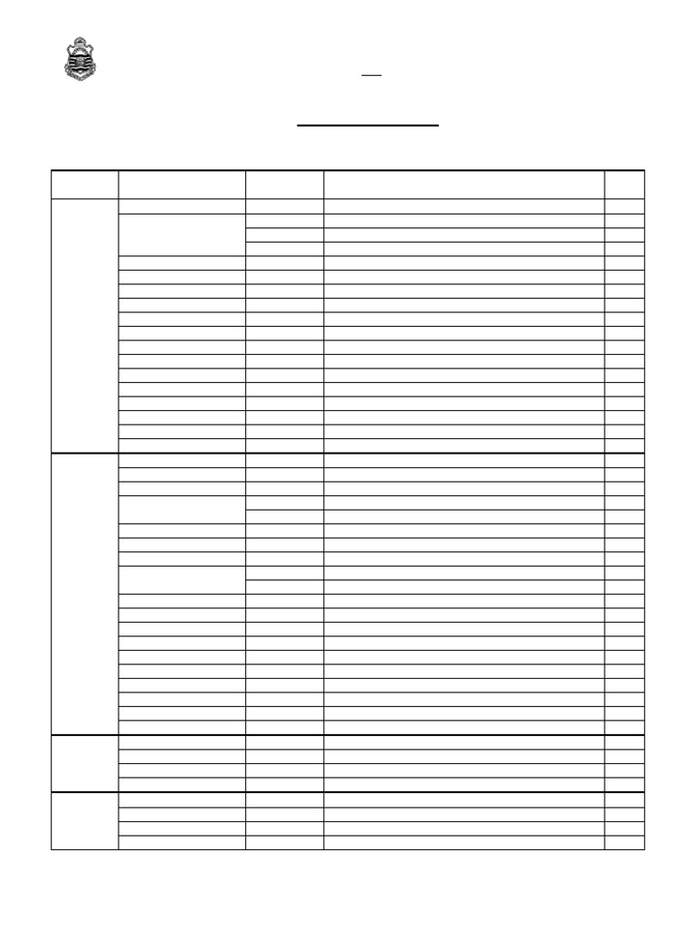 B.S. 7th Semester Exam Date Sheet 2024 | PDF | Physics | Science