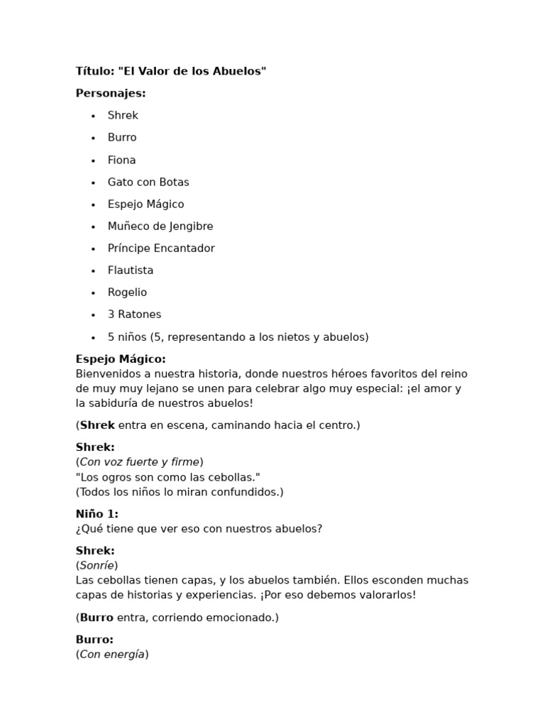 El Valor de Los Abuelos | PDF