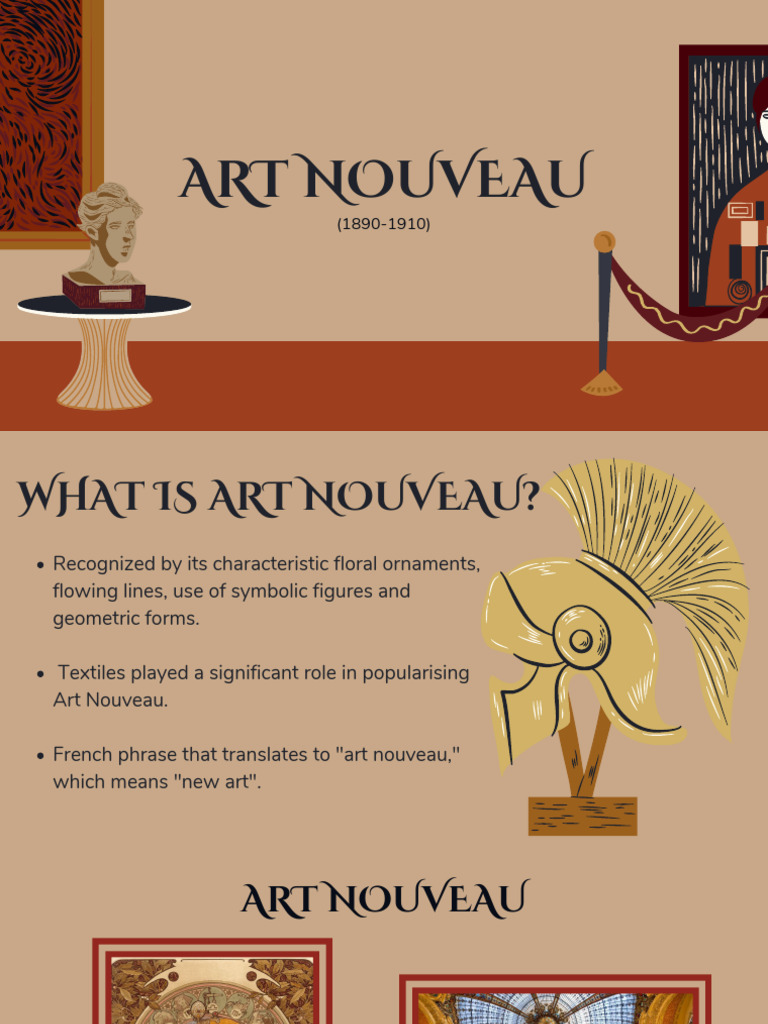 Art Nouveau: Origins and Influence | PDF | Impressionism | Art Nouveau