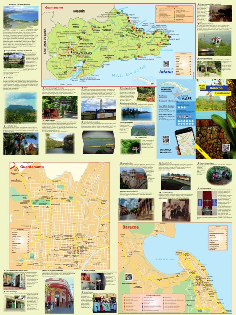 Mapa Guía Baracoa, Guantánamo | PDF