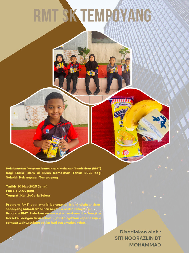 LAPORAN RMT_SK TEMPOYANG_CBA3063 | PDF