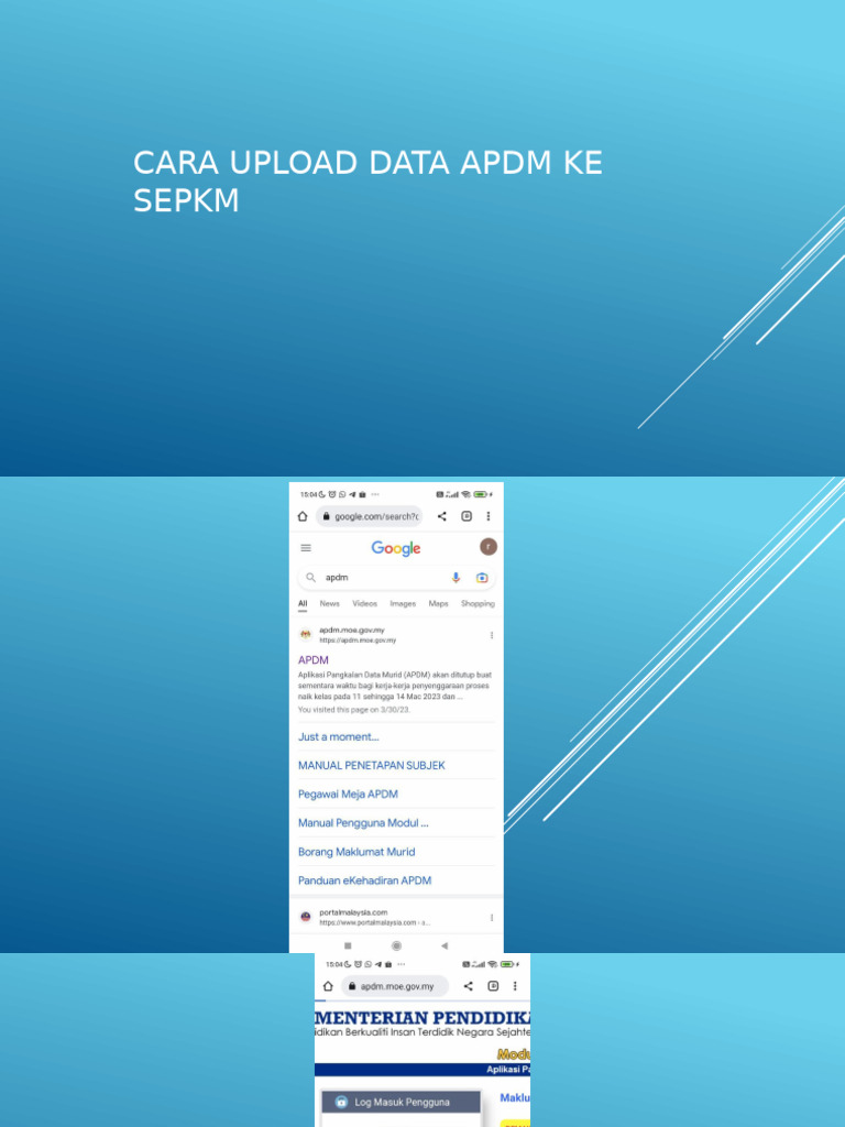 Cara Upload Data Apdm Ke Sepkm 1 | PDF
