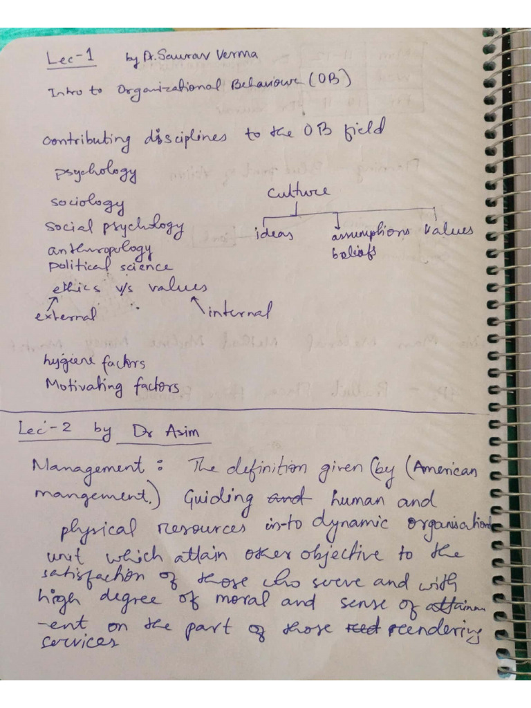 Business Management Notes | PDF