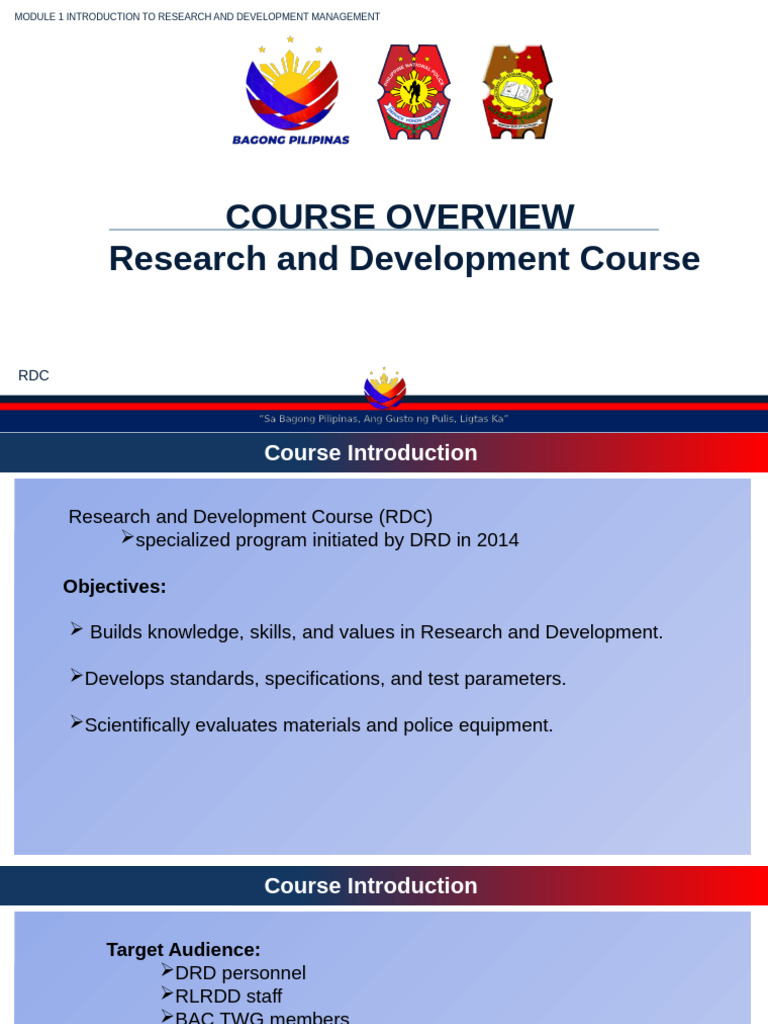 Zalve - RDC COURSE OVERVIEW | PDF | Learning