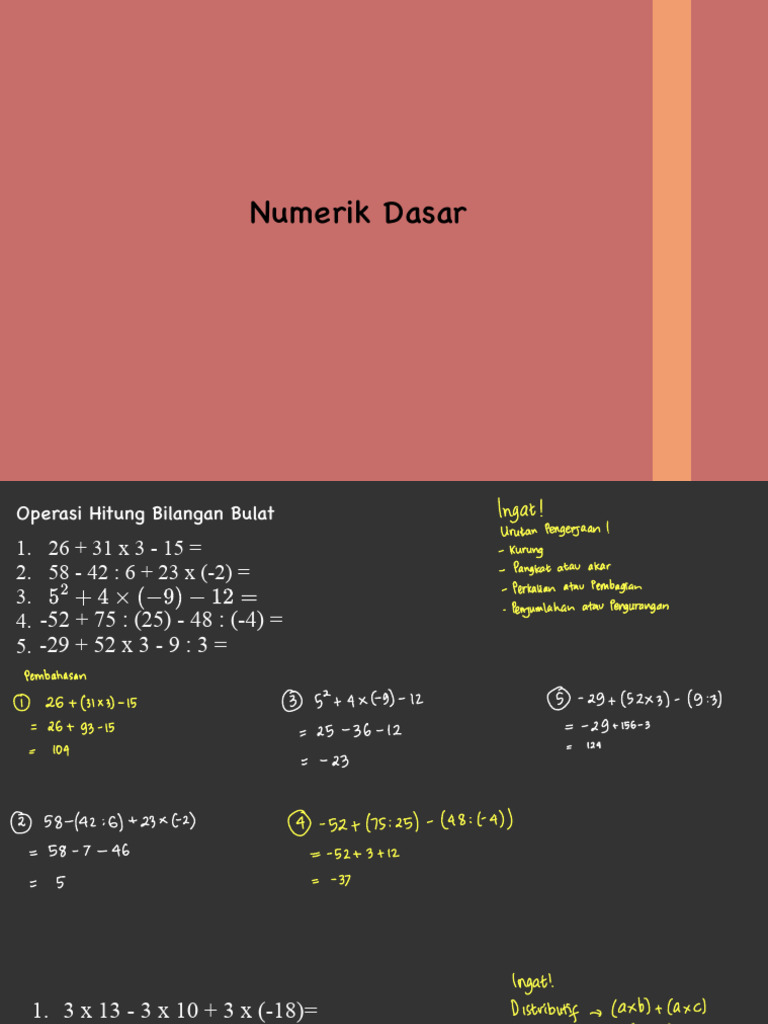 Numerik Dasar | PDF