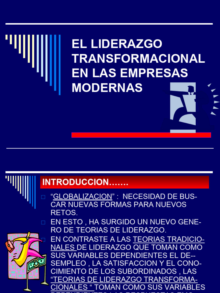 5 Liderazgo Transformacional | PDF | Modificación de comportamiento | Liderazgo