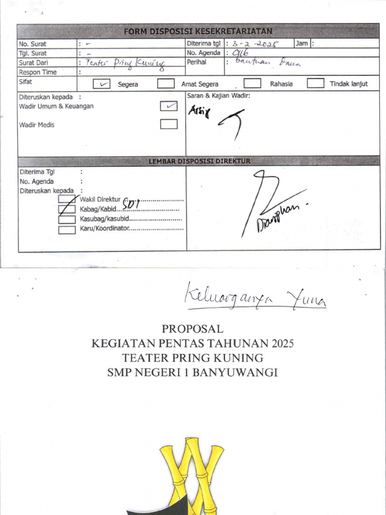 Teater Pring Kuning (SMP 1 Bwi) | PDF