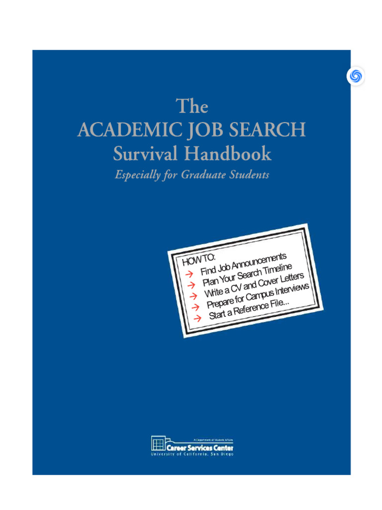 The Academic Job Search Handbook | PDF