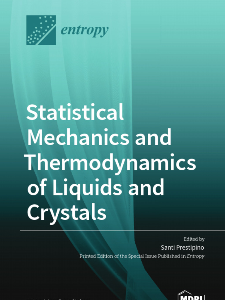 Statistical Mechanics and Thermodynamics of Liquids and Crystals(Z-Lib.io) | PDF | Phase (Matter ...