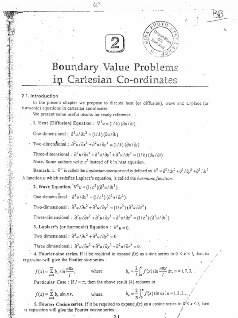 Boundary Values Cahpter 2 | PDF