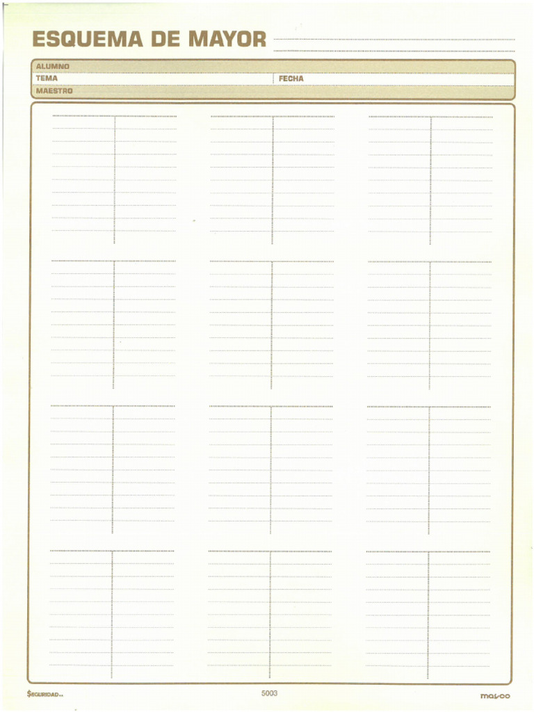 Esquema de Mayor | PDF