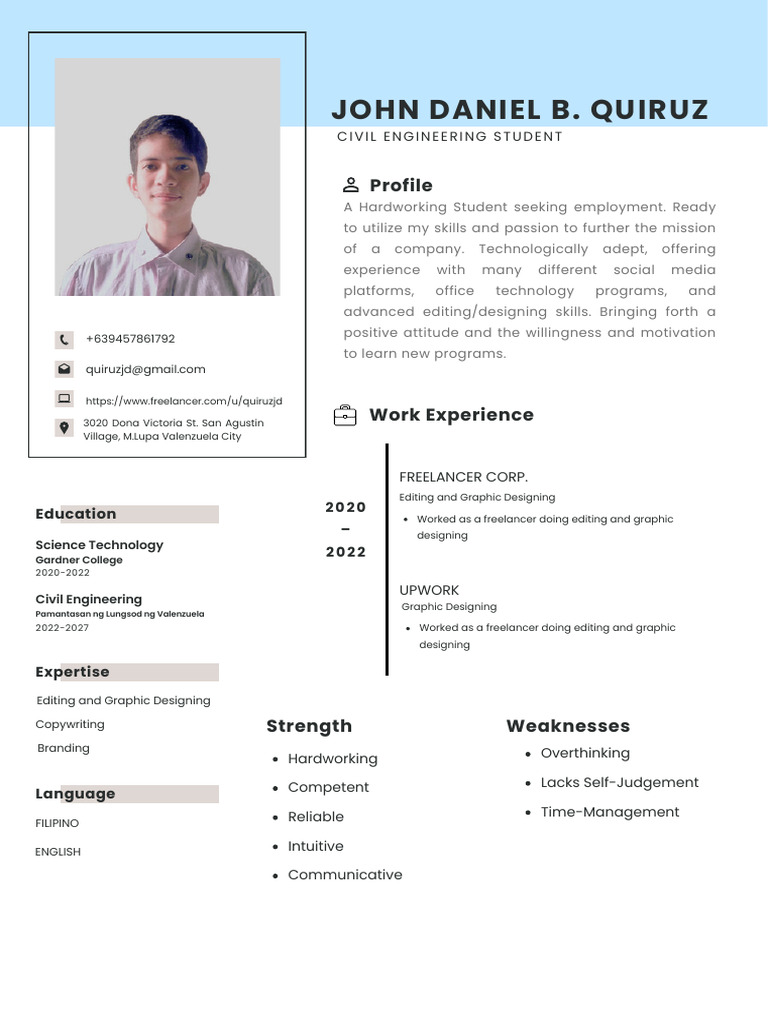 Simple Professional CV Resume 20250204 160458 0000 | PDF | Learning ...