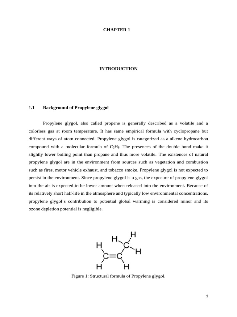 Design For Production of Propylene | PDF | Propane | Cracking (Chemistry)