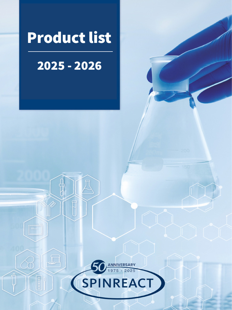 Spinreact Productlist | PDF | High Density Lipoprotein | Cholesterol