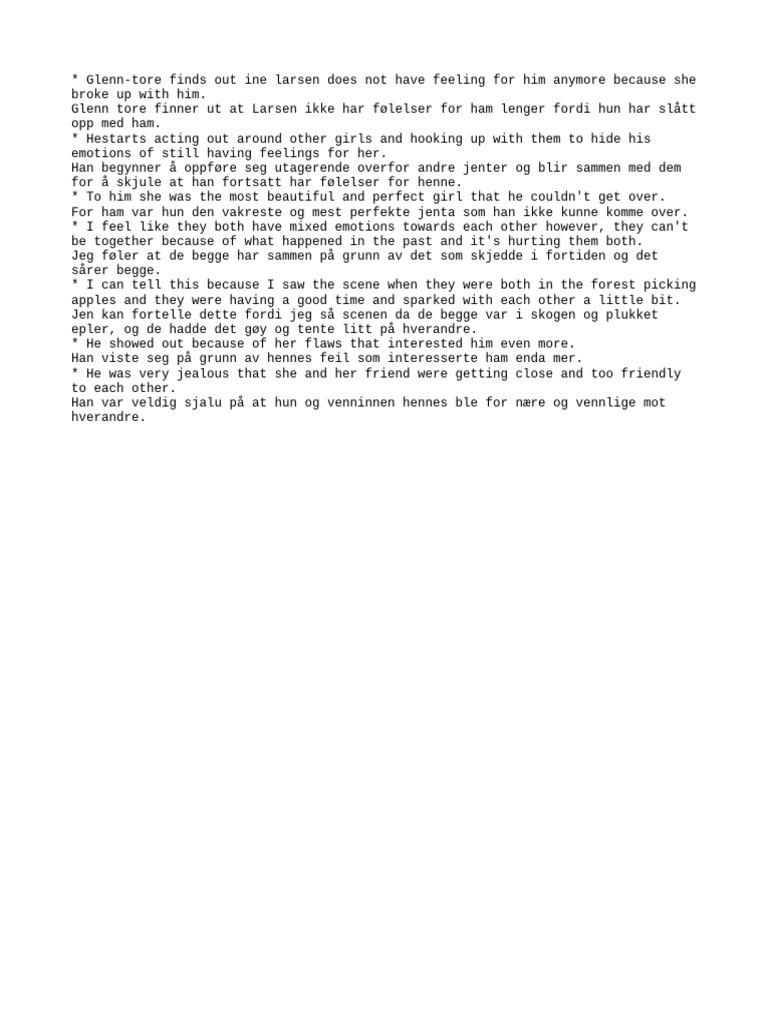 Norwegian Sentences | PDF