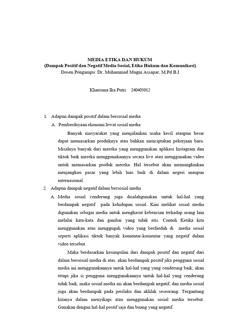 Kharisma Ika Putri (Revisi) | PDF