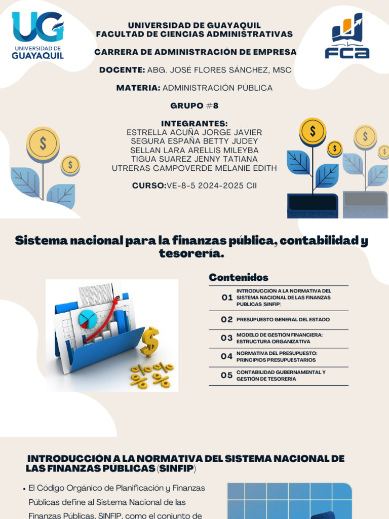Sistema Nacional de Finanzas Publicas | PDF | Contabilidad | Presupuesto