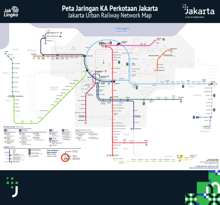 Jakarta Urban Railway Map Jak Lingko 20242913 (2025) | PDF