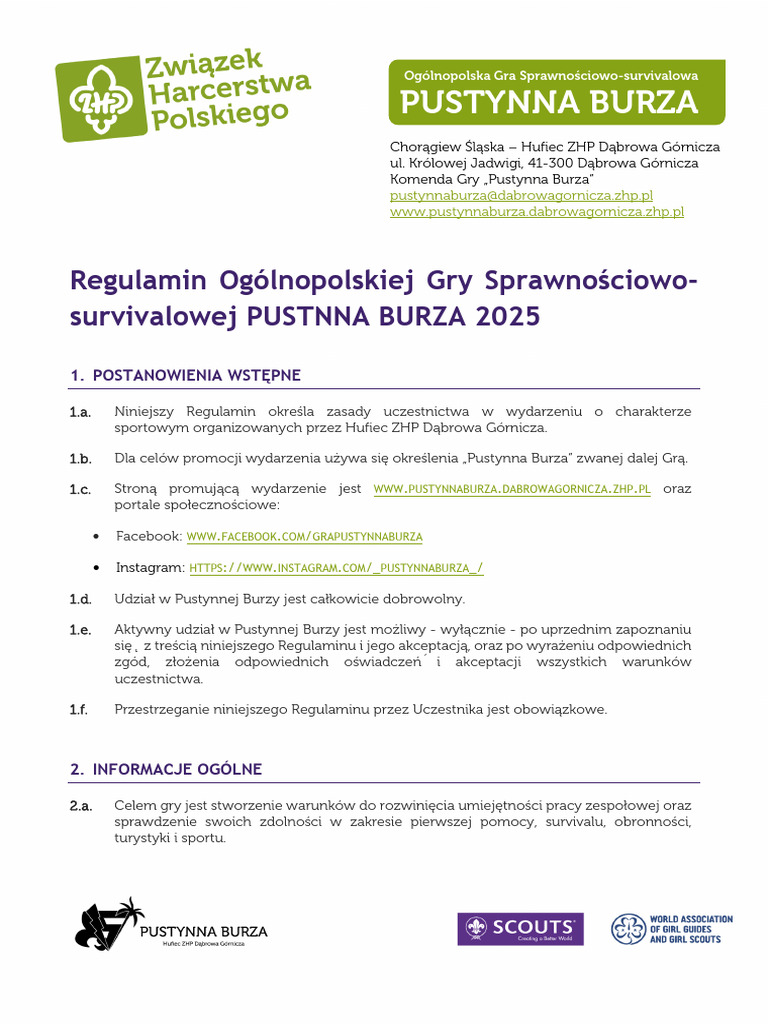 Pustynna Burza 2025 | PDF