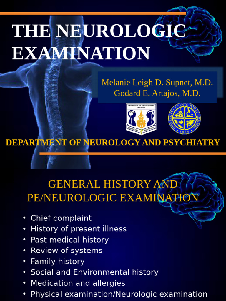 Neurologic Examination Overview Guide | PDF | Neurology | Ankle