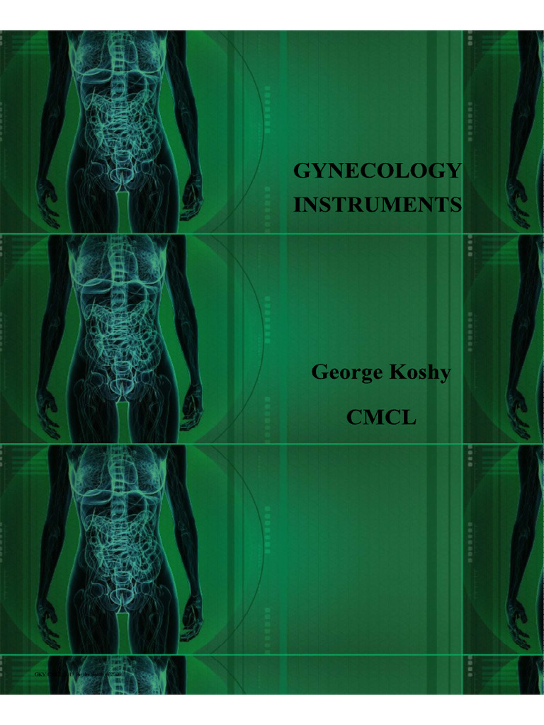 Gynae Instruments | PDF