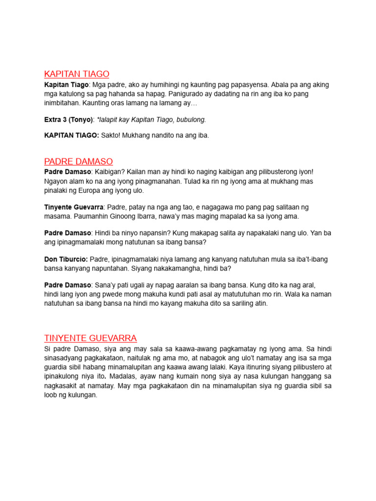 AUDITION LINES | PDF