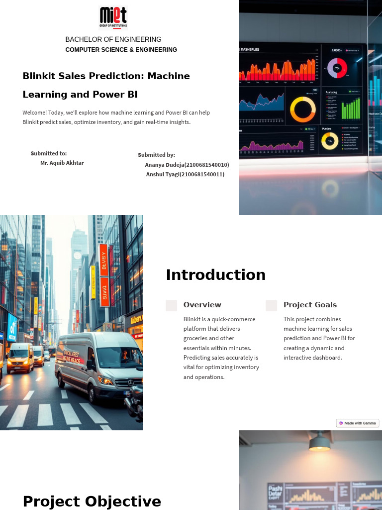 Blinkit Sales Prediction (1) | PDF | Machine Learning | Inventory