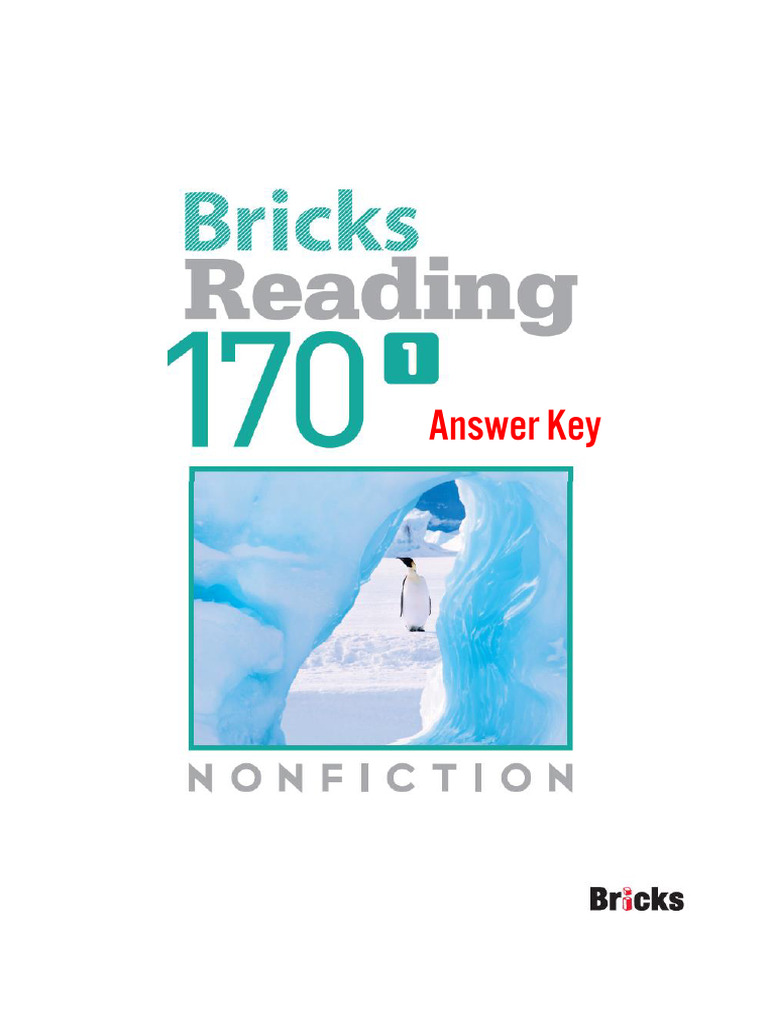 Bricks Reading 170 Nonfiction - L1 - SB - Answer Key | PDF